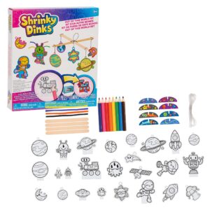 just play shrinky dinks out of this world 51-piece arts and crafts kit, kids toys for ages 3 up, medium