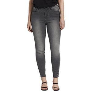 jag jeans women's viola high rise skinny jeans, columbia grey, 12 petite