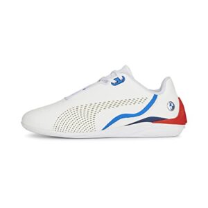 puma shoes bmw m motorsport drift cat decima sneaker, black-pop red-white, 4.5 us unisex big kid