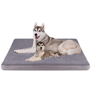 dog beds for extra large dogs orthopedic jumbo dog bed pet bed mat 47 inch joint relief pets sleeping mattress, non slip removable washable cover