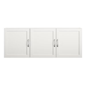 systembuild evolution lory framed 54" wall cabinet in white