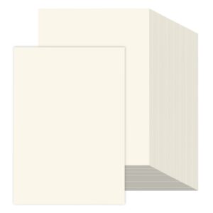 200 sheets ivory printer paper 32 lb/120 gsm stationery paper, ivory cardstock paper sheets for printing, copy, arts crafts, letters, invitations, laser & inkjet printer compatible (ivory)