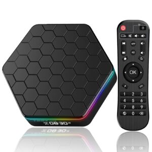 easytone 2024 android tv box 12.0, android box tv 4gb 64gb allwinner h618 quad core 6k tv box with 2.4/5ghz dual-wifi 6k uhd wifi 6 bt5.0 ethernet 100m smart tv box android