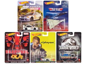 retro entertainment 2022" k case 5 piece set diecast model cars dmc55-957 k