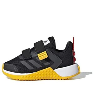 adidas infant lego sport cf i (core black/grey six size 7.5k)