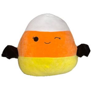 squishmallow official kellytoy halloween squishy soft plush toy animals (casey candy corn bat, 8 inch)