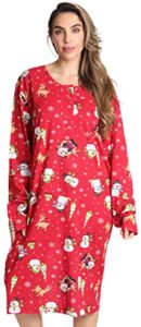 just love long sleeve nightgown sleepwear 7007-10003-2x