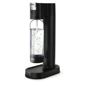 apec sparkle home soda maker - quickly carbonates water to make any drink fizz into bubbly soda/water, premium 0.8l pet bottle (co2 cylinder not included)