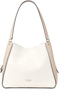 kate spade new york leila medium triple compartment shoulder (light sand)