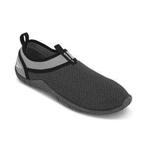 speedo unisex-adult water shoe tidal cruiser men's black/gull, 11