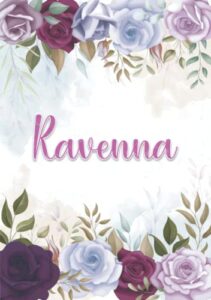 ravenna: taccuino a5 | nome personalizzato ravenna | regalo di compleanno per moglie mamma sorella figlia ... | design: decorazione floreale | 120 ... formato a5 (14.8 x 21 cm) (italian edition)