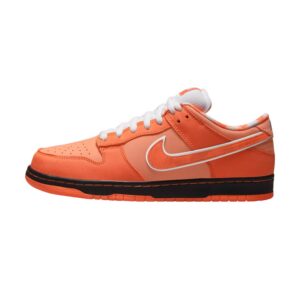 nike mens sb dunk low fd8776 800 concepts - orange lobster - size 10.5