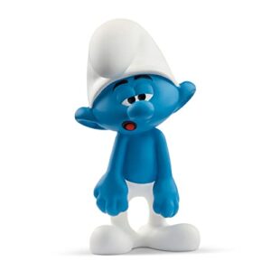 schleich smurfs, collectible retro toys and figurines for all ages, dimwitty smurf figure