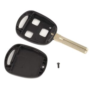 aqxreight key case,3 button replace car remote control key case shell black for is200 gs300 ls200 rx300