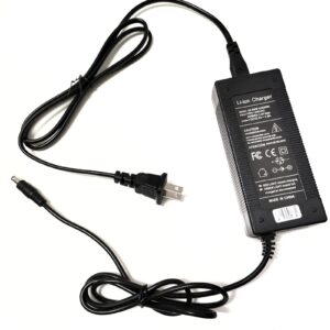 [verified fit] 42v 2a/1.5a electric scooter bike charger, for gyroor x8 h40 hr8 hr9 c3, ho.ver-1 36v scooters, jetson, swagtron eb5 eb7 eb8, vivi, sondors, ecotric 26" fat tire, aventon pace 350