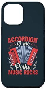 iphone 12 pro max accordion to me polka music rocks case