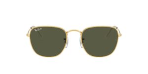 ray-ban rb3857 frank square sunglasses, legend gold/g-15 green polarized, 54 mm