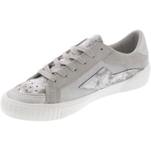 blowfish malibu women's willa sneaker, grey orbital/lunarella/gryglitter, 8.5m