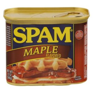 spam maple, 12 oz. can