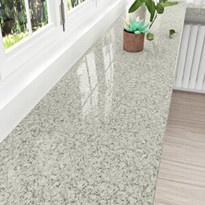 granite contact paper for countertops grey marble wallpaper peel and stick waterproof self adhesive removable wallpapers decorative vinyl wall paper roll for kitchen cabinets shelf 24'' x 118''