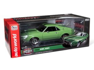 american muscle 1969 amc amx hardtop 1:18 scale diecast