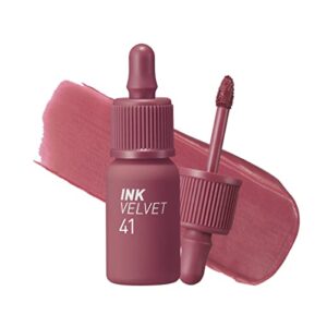 peripera ink the velvet lip tint - high pigment color, longwear, weightless, not animal tested, gluten-free, paraben-free (041 cool off rosy)