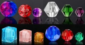 hautzado acerich 1456 pcs crystal beads for bracelets making faceted bicone cube rondelle glass crackle lampwork jewelry colorful loose necklace earrings crafts (sku-285-1)