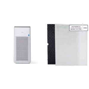 winix xlc dual 4-stage true hepa air purifier with wifi & plasmawave technology, 620 sq ft | genuine winix 116130 replacement filter h for 5500-2 air purifier