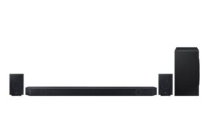 samsung hw-q990c 11.1.4ch soundbar with rear speakers and dolby atmos with an additional 1 year coverage (2023), titan black (renewed)