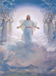 f-canlan diamond painting kit angel jesus full drill (14x18 inches, round, oil, clear) for adult religion room decor