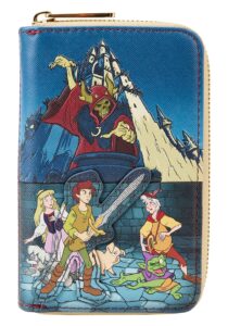 loungefly disney the black cauldron zip wallet standard