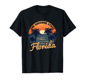 florida sunset - throwback design - classic t-shirt