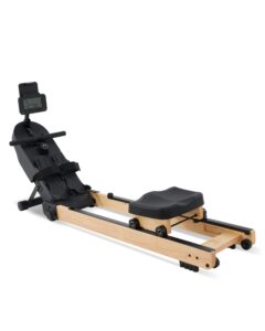 borgusi magnetic rowing machines for home use, 16 levels of resistance, 350lb weight capacity, lcd monitor & tablet holder, foldable rower row machine with comfortable seat cushion & dual slide rail