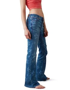 american eagle x the summer i turned pretty low-rise flare jean blue