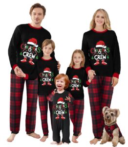 wephupsho christmas family matching pajamas, festive xmas jammies sets for the whole family, holiday pjs christmas(#00-2, dad, xl)