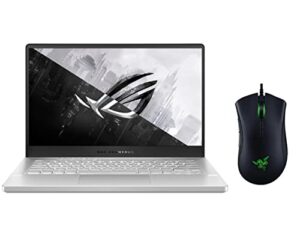 asus rog zephyrus 14" fhd 144hz gaming laptop | amd r7-5800hs processor | nvidia geforce rtx 3060 | 16gb ram | 512gb ssd | backlit keyboard | windows 11 home | bundle with gaming mouse