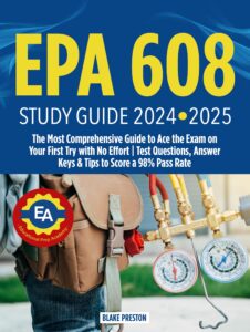 epa 608 study guide: the most comprehensive guide to ace the exam on your first try with no effort | test questions, answer keys & insider tips to score a 98% pass rate