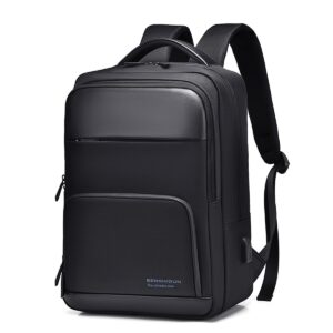 kamlui laptop backpack for men black with laptop compartment computer case laptop bag