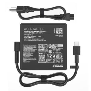 100w laptop usb-c charger for asus rog flow x13 z13 rog zephyrus g14 g15 rog strix scar 15 17 asus zenbook 14 14x pro duo 15 asus tuf dash 15 f15 gaming a15 -a20-100p1a 5a ac adapter