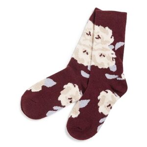 vera bradley cozy socks with gift box, blooms and branches