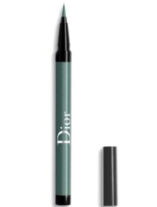 dior diorshow on stage liner eyeliner waterproof 386 pearly emerald green felt tip precision eye liner