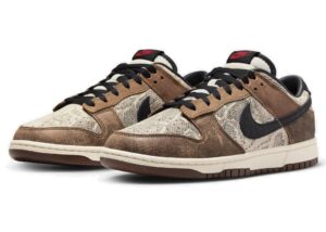 nike dunk low premium co.jp brown snakeskin - fj5434-120 (us_footwear_size_system, adult, men, numeric, medium, numeric_9)