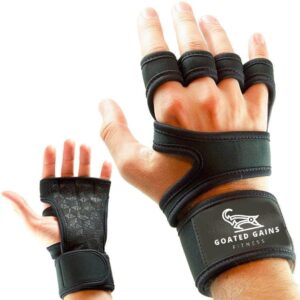 goated gains weight lifting gloves (x-large)