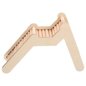 4pcs hamster climbing ladder small animal ramp hamster house hamster ladder bridge hamster cage accessories climbing bridge climbing toys biting toy hermit crab wooden crawl