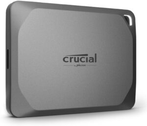 crucial x9 pro 1tb portable ssd – up to 1050mb/s read and write, water and dust resistant, with mylio photos+ offer – usb 3.2 external solid state drive – ct1000x9prossd902