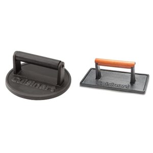 cuisinart smashed burger press and grill press bundle