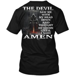 atmtee the devil saw me with my head down t-shirt, christian t-shirts, christian men t shirts, black t-shirt for christian (as1, alpha, x_l, regular, regular, black)