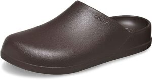 crocs unisex-adult dylan clogs, espresso, 6 women/4 men