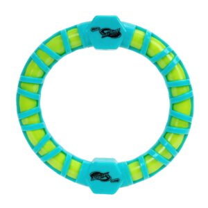 wham-o pets jazwares chewla-hoop squeak - squeaky ring dog toy