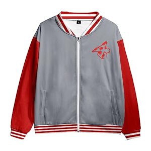 marllegebee ranboo generation loss varsity jacket baseball zipper uniform dream team smp sweatshirt women men's clothes